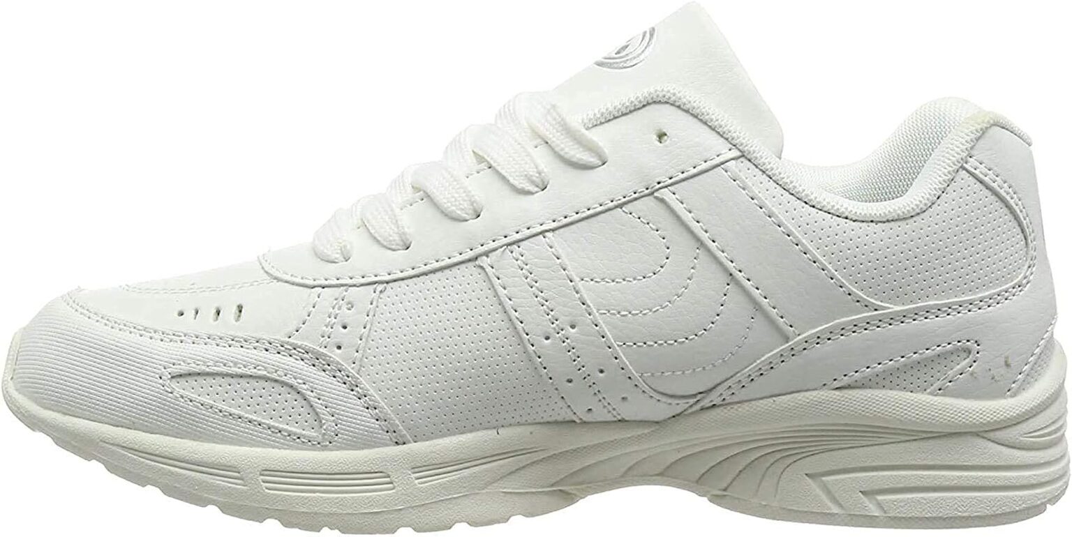 White Lace up Trainers – Thomas School Wear